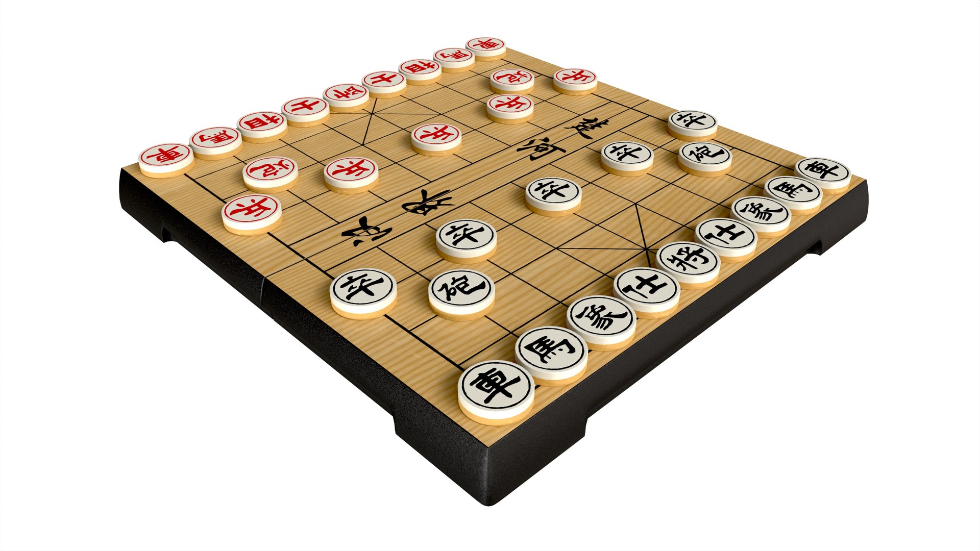 Xiangqi Chinese Chess Board Table Strategy Game Model - TurboSquid 2154209