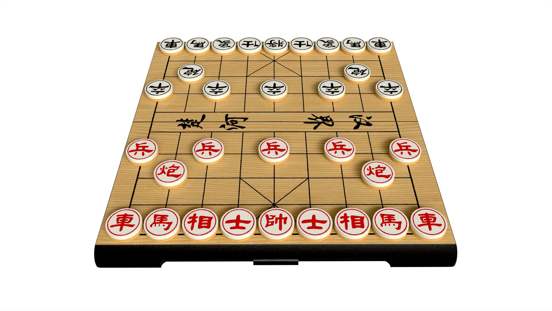 Xiangqi Chinese Chess Board Table Strategy Game Model - TurboSquid 2154209