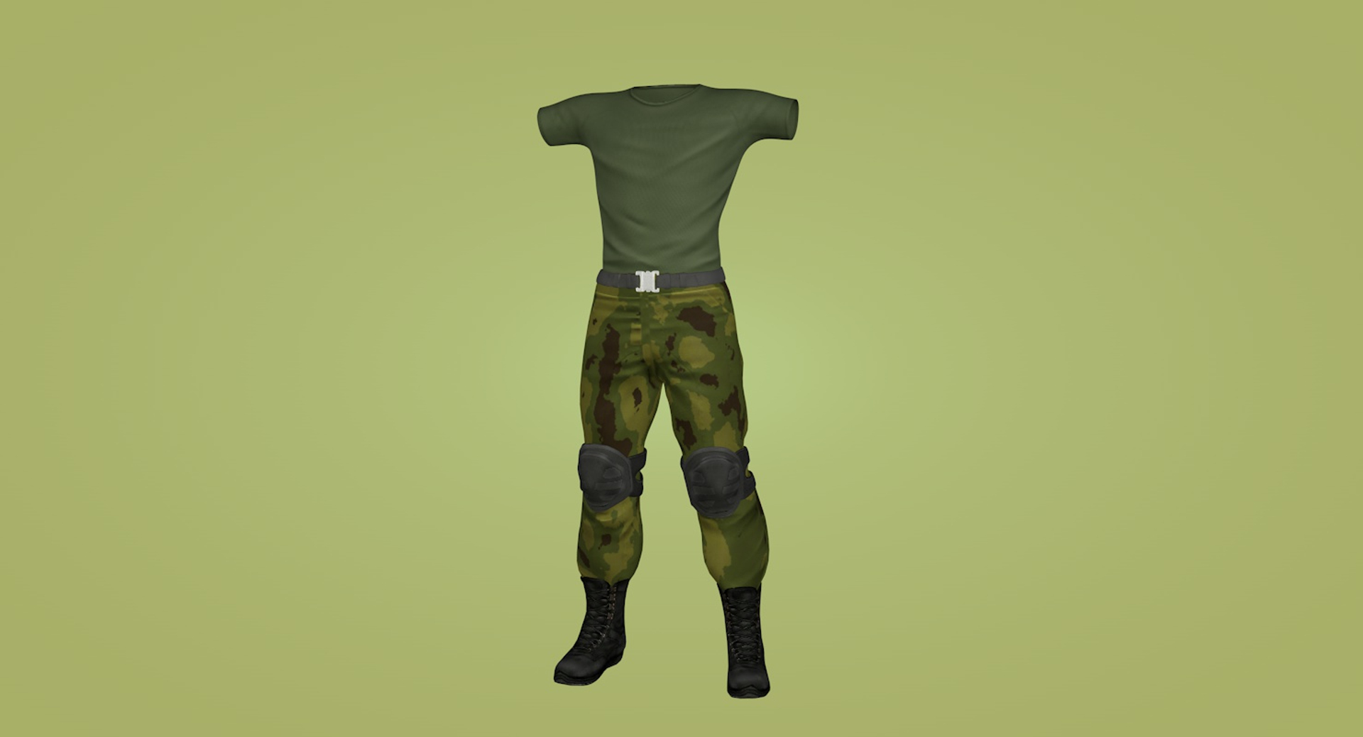 C4d Military Uniform