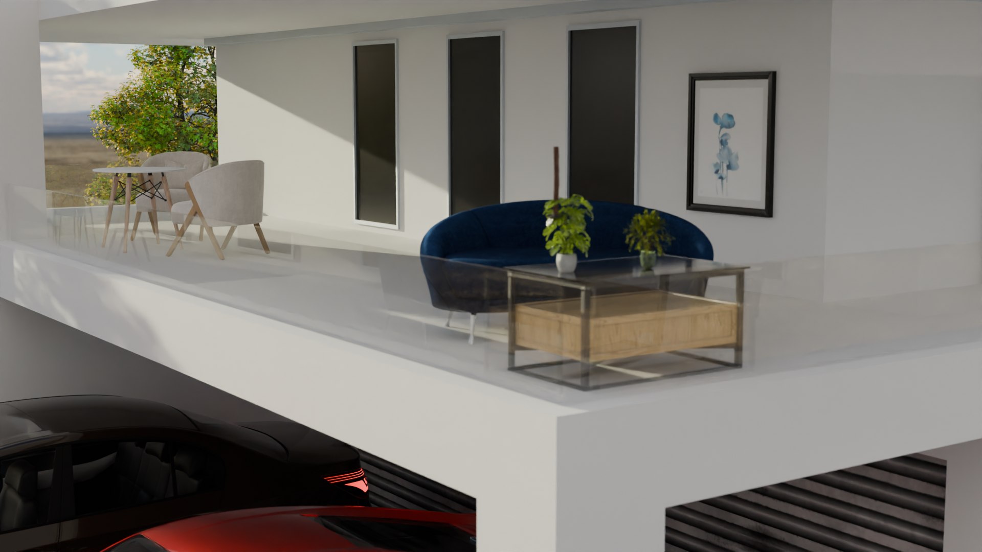 Simple Modern Villa EXTERIOR 3D Model - TurboSquid 2230122