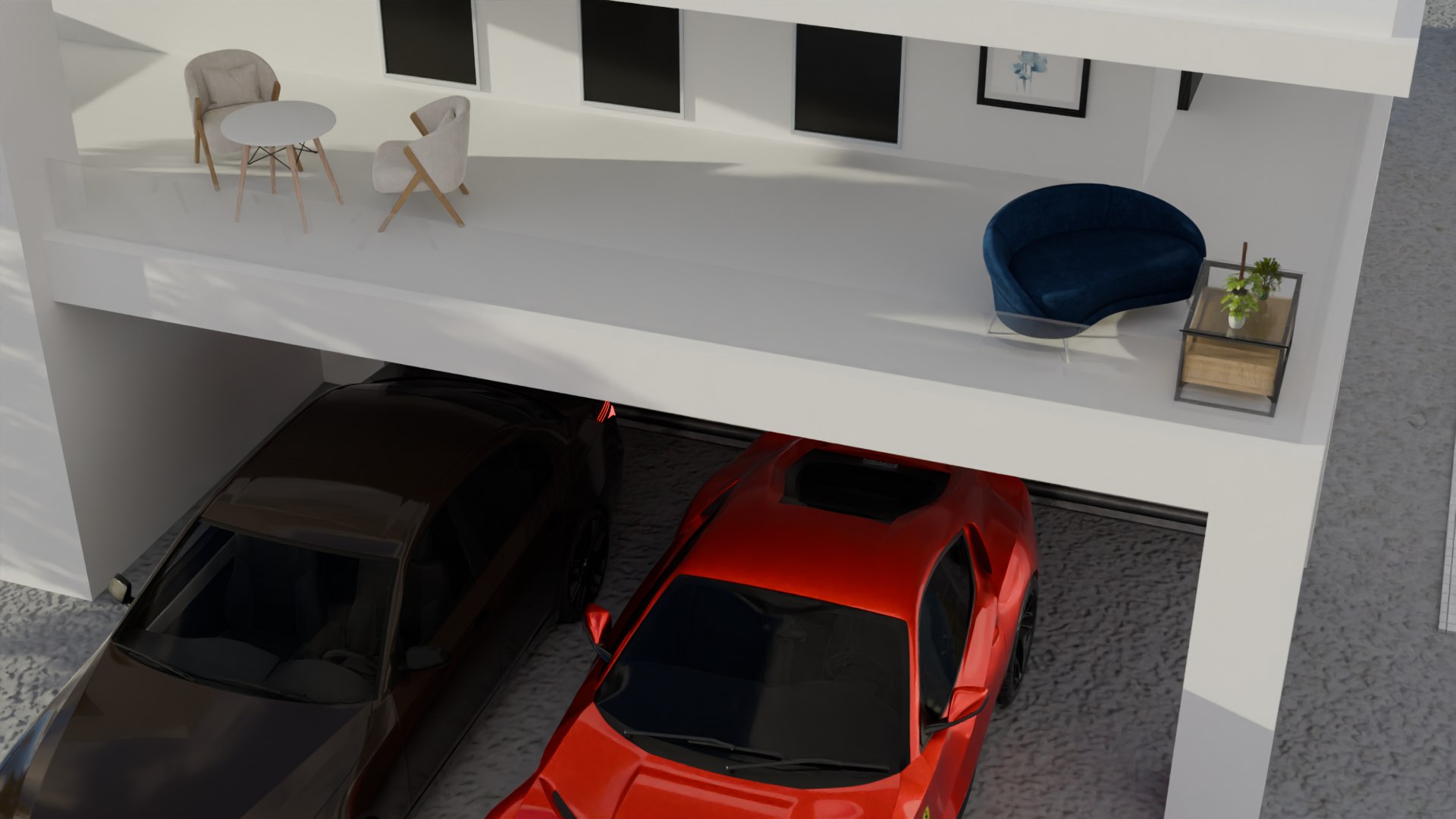 Simple Modern Villa EXTERIOR 3D Model - TurboSquid 2230122