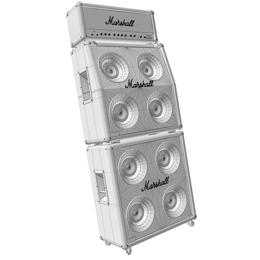 Guitar Amplifier Marshall JCM 900 3D Model - TurboSquid 2169602