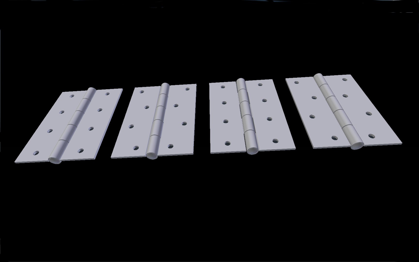 3D Door Hinges Model - TurboSquid 1303138