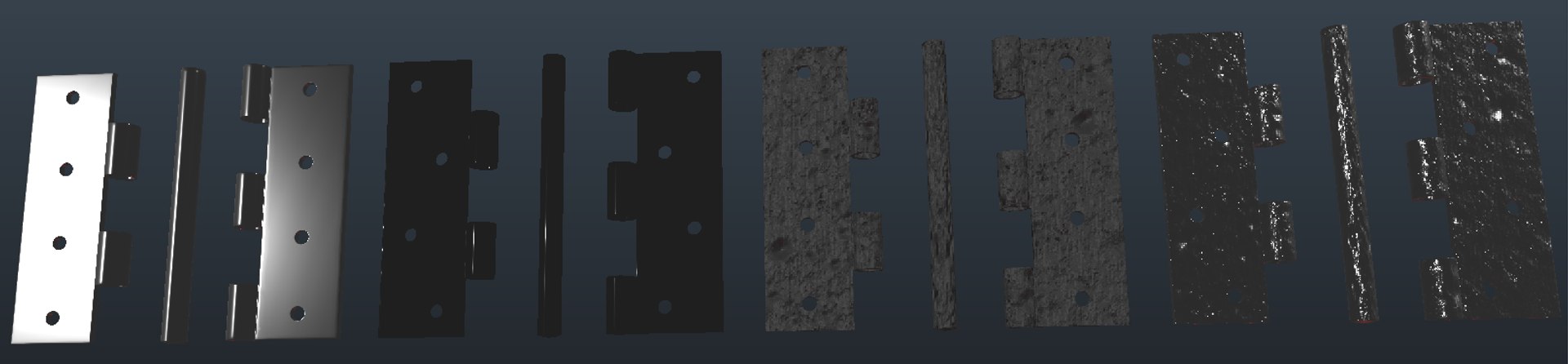 3D Door Hinges Model - TurboSquid 1303138