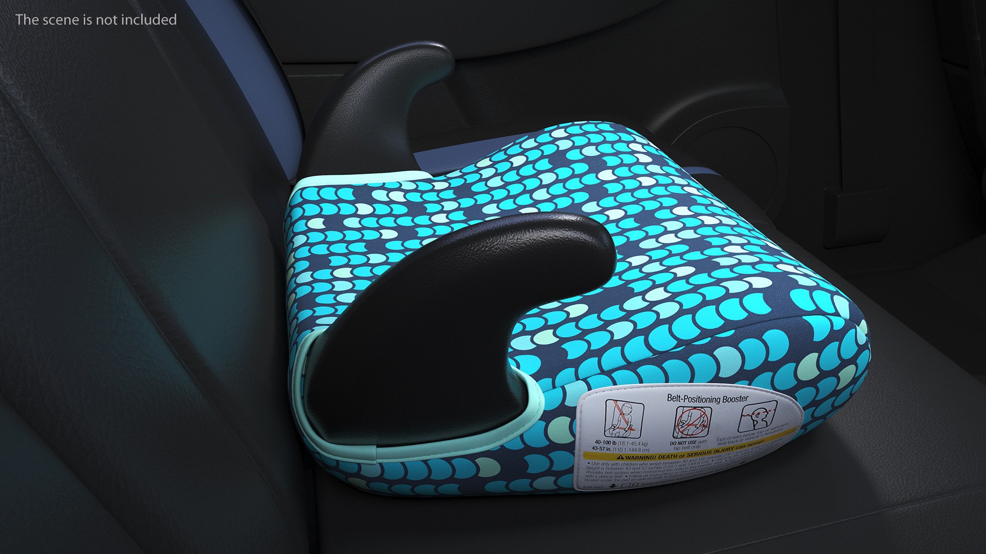 Portable Car Booster Seat Blue 3D Model - TurboSquid 2147285
