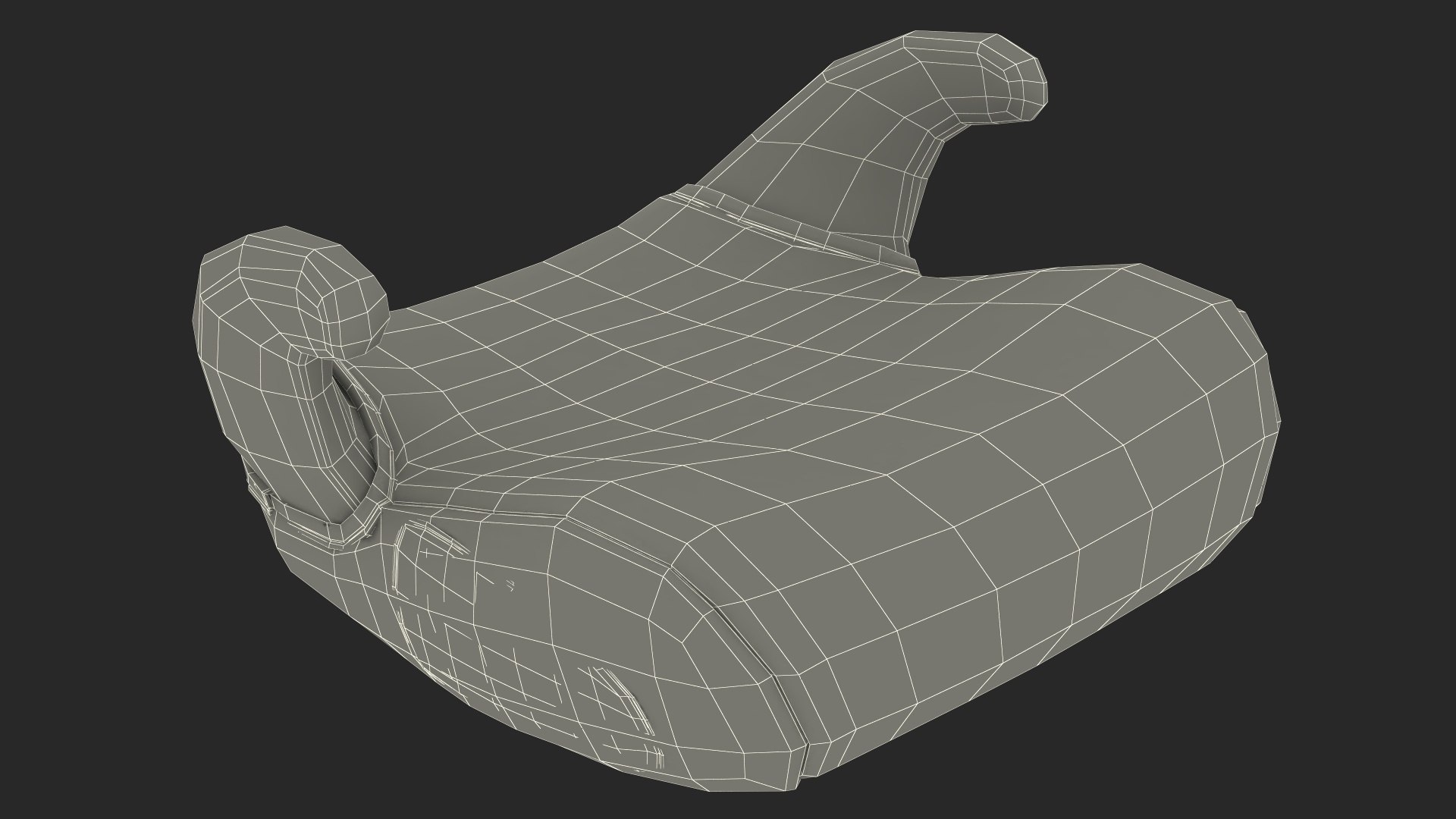 Portable Car Booster Seat Blue 3D Model - TurboSquid 2147285