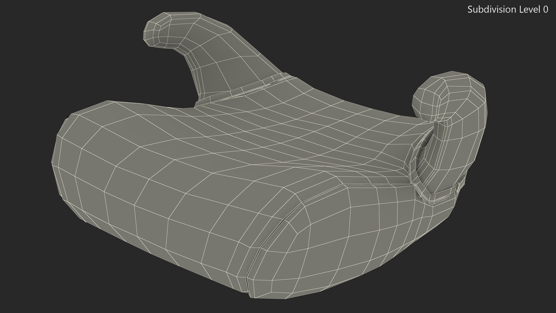 Portable Car Booster Seat Blue 3D Model - TurboSquid 2147285