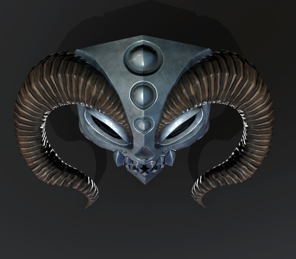 Mask Horned 3D Model - TurboSquid 1213549