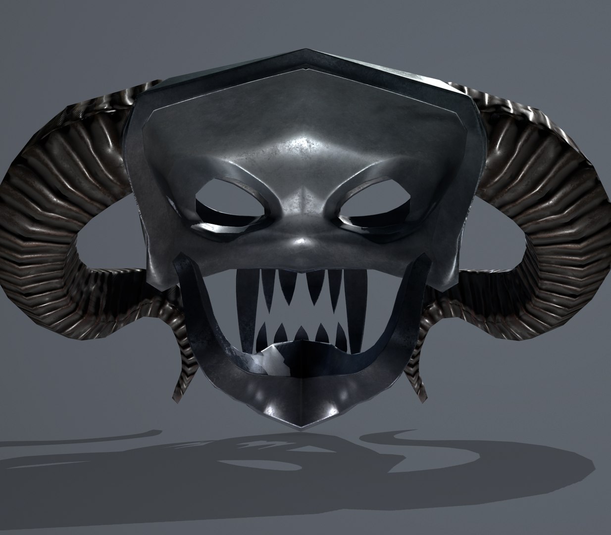 Mask Horned 3D Model - TurboSquid 1213549