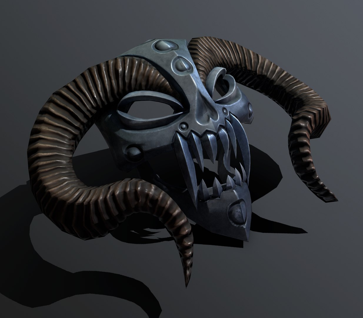 Mask Horned 3D Model - TurboSquid 1213549