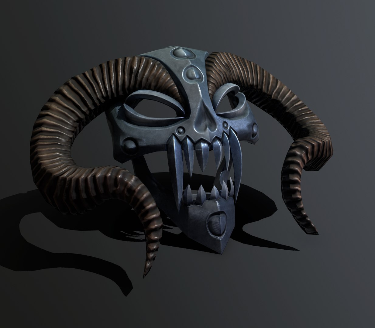 Mask Horned 3D Model - TurboSquid 1213549