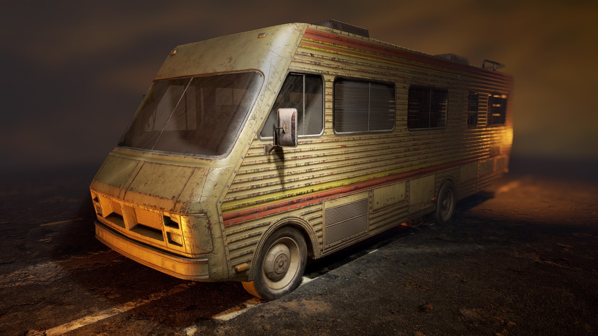 3D Fleetwood Bounder 1986 - - TurboSquid 1664551