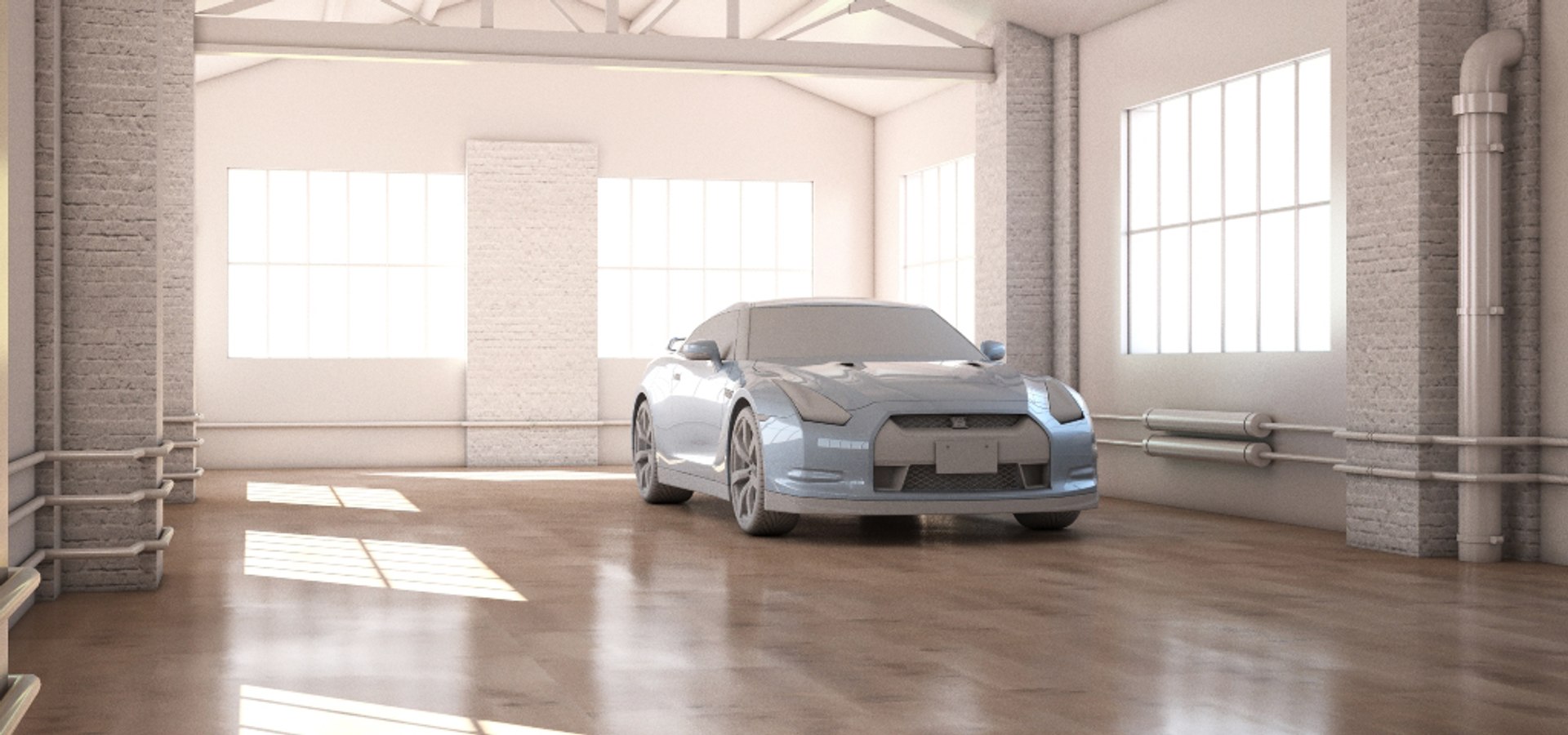 3d Studio Render Setting Model