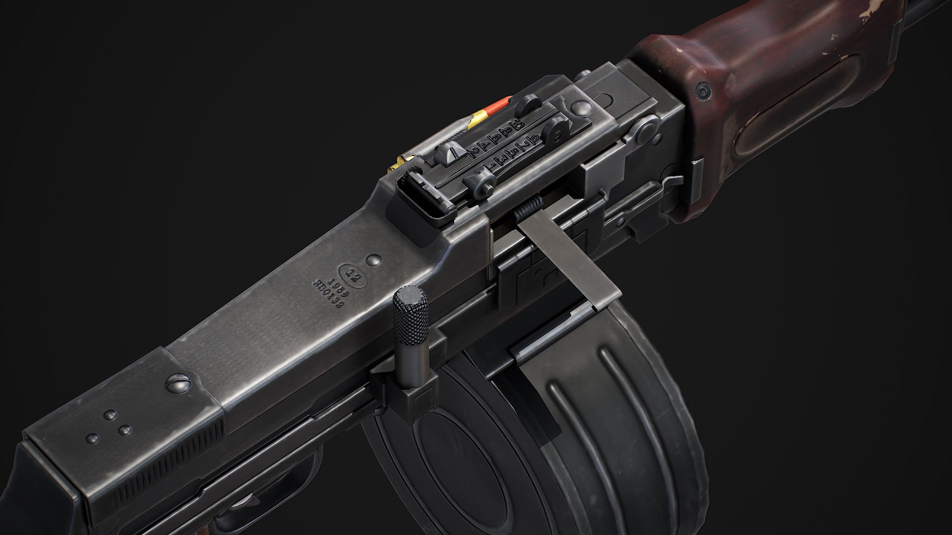 3D RPD Machine Gun - LowPoly Mobile Ready - TurboSquid 2070955