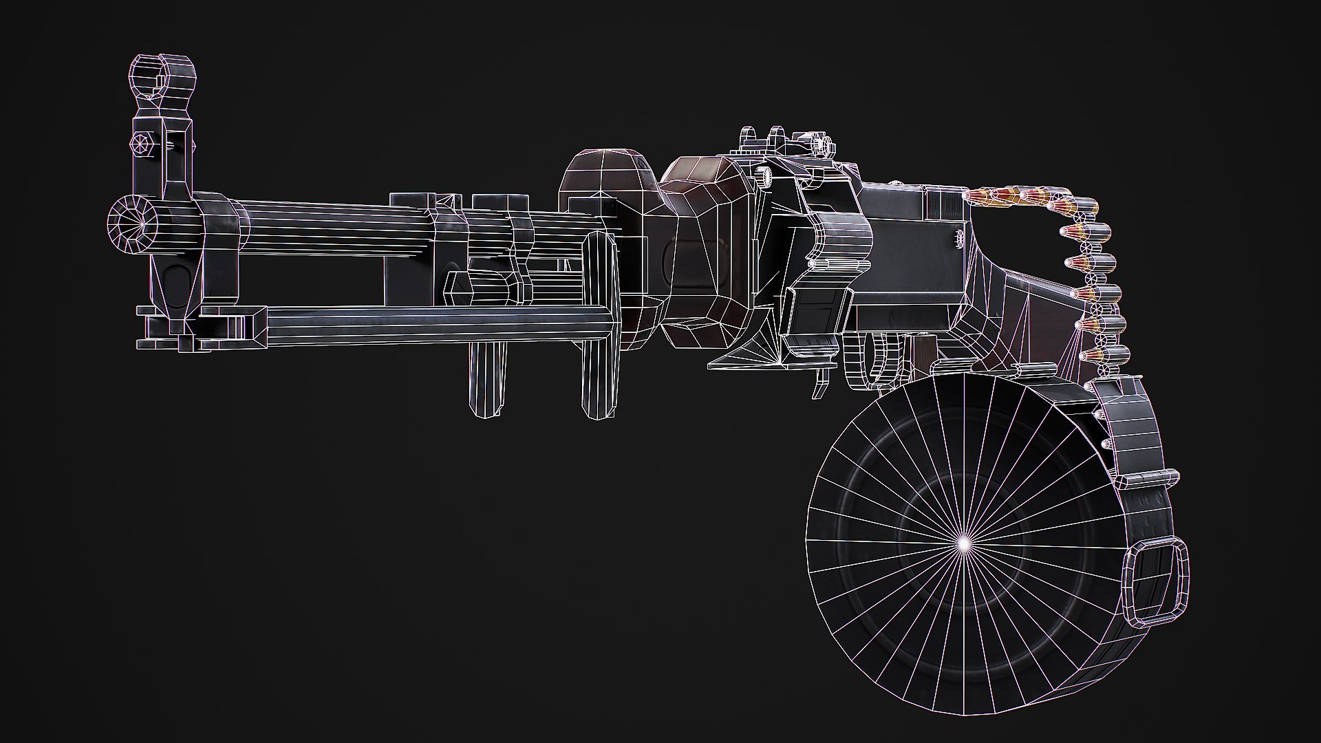 3D RPD Machine Gun - LowPoly Mobile Ready - TurboSquid 2070955