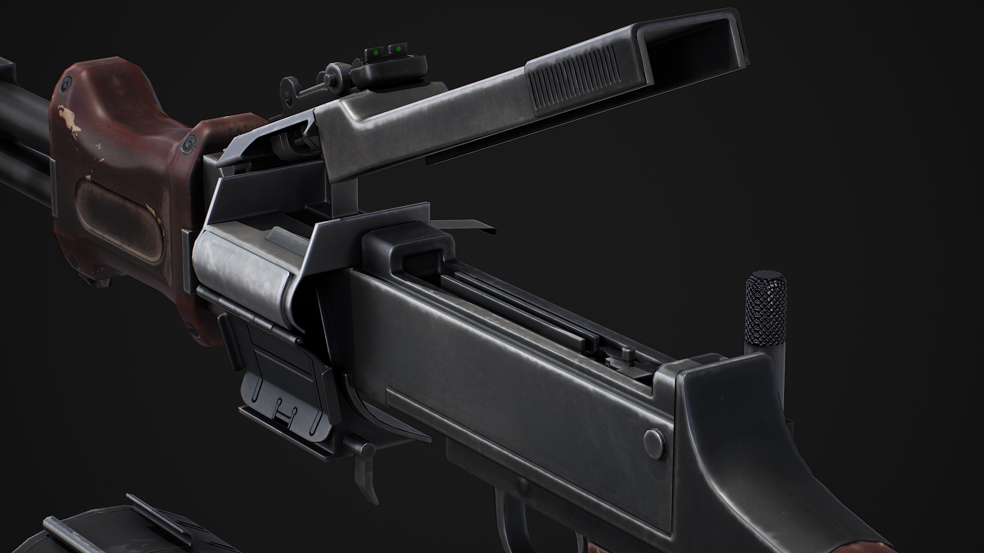 3D RPD Machine Gun - LowPoly Mobile Ready - TurboSquid 2070955