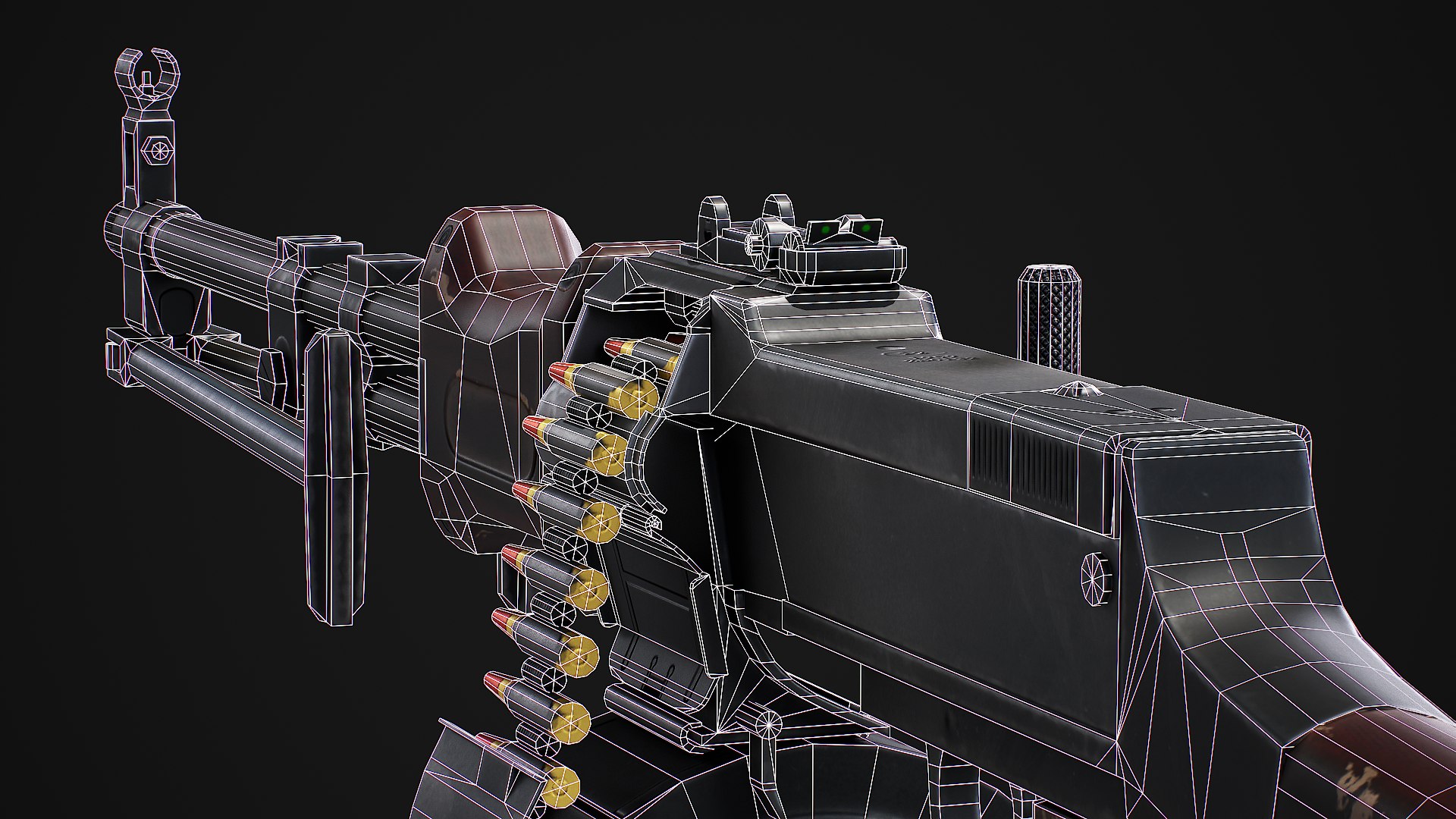 3D RPD Machine Gun - LowPoly Mobile Ready - TurboSquid 2070955