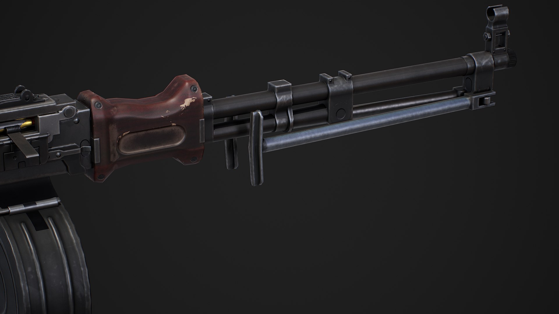 3D RPD Machine Gun - LowPoly Mobile Ready - TurboSquid 2070955