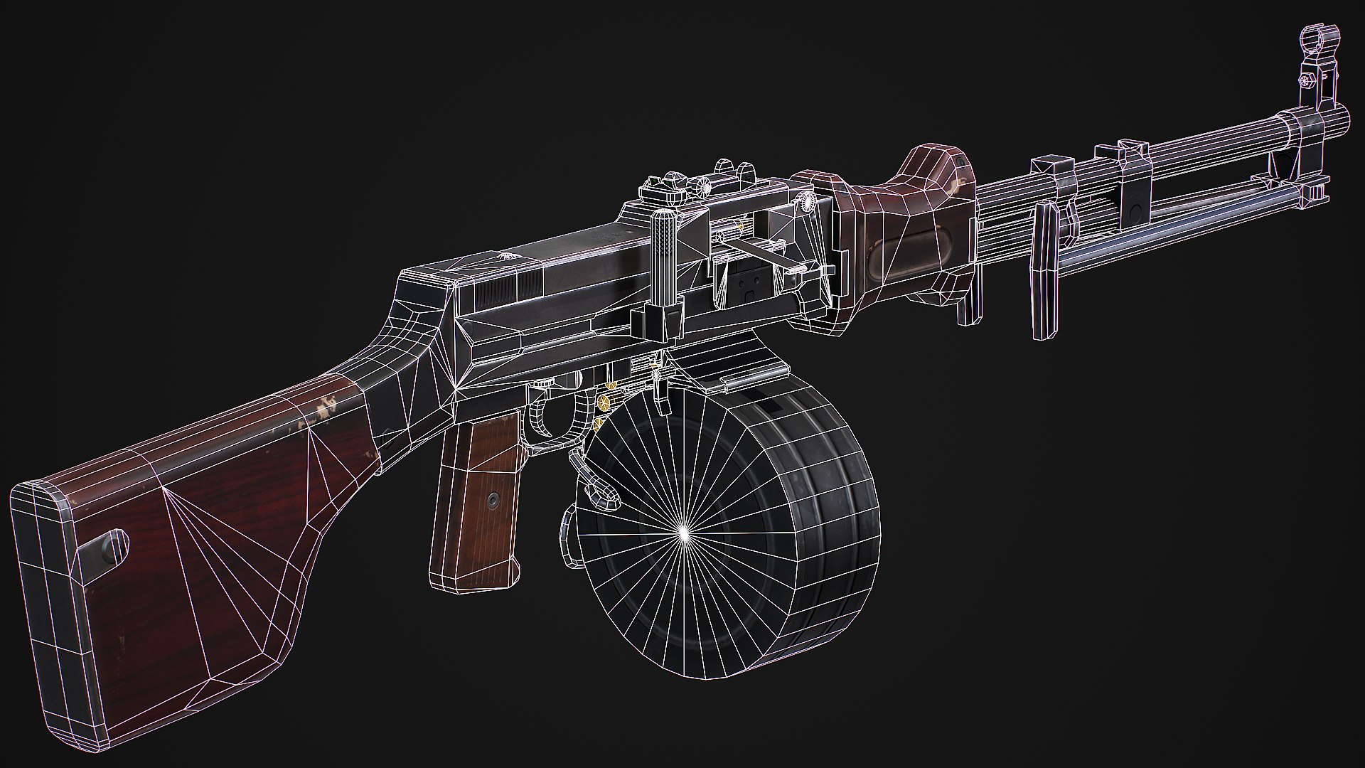 3D RPD Machine Gun - LowPoly Mobile Ready - TurboSquid 2070955