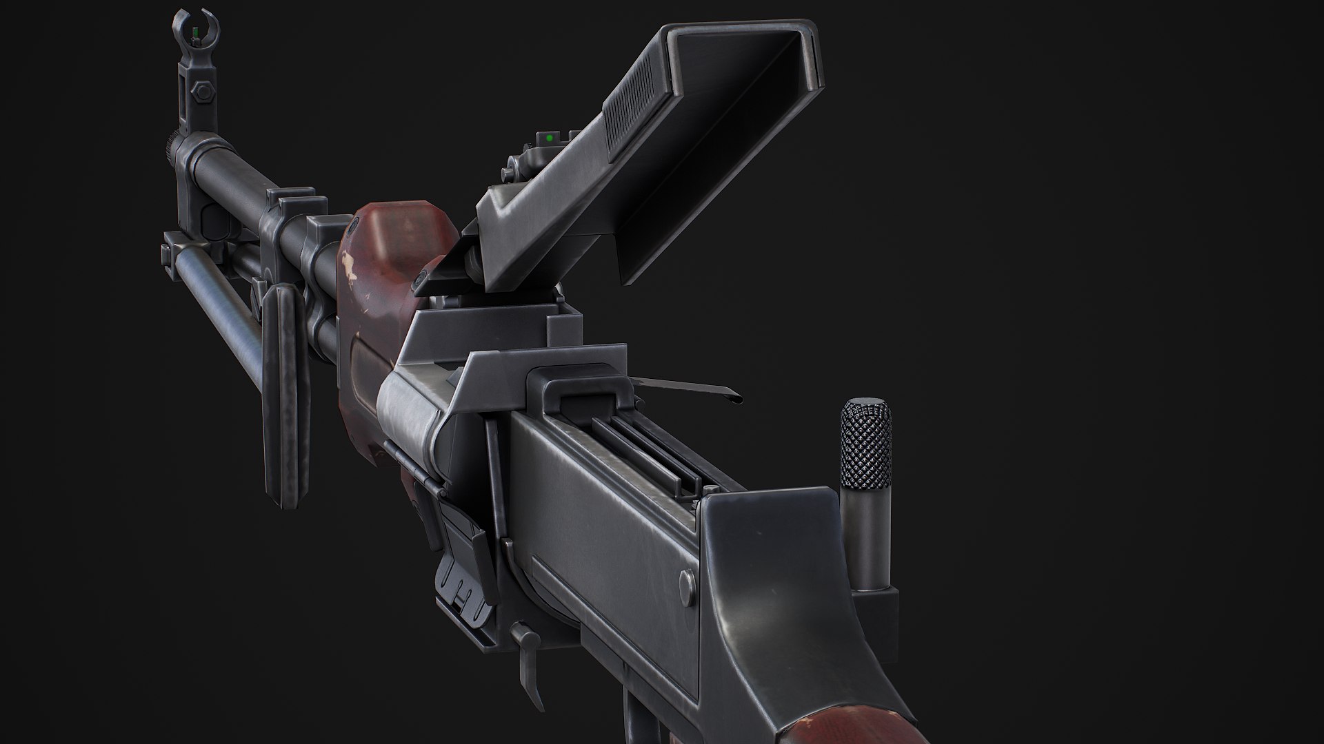 3D RPD Machine Gun - LowPoly Mobile Ready - TurboSquid 2070955