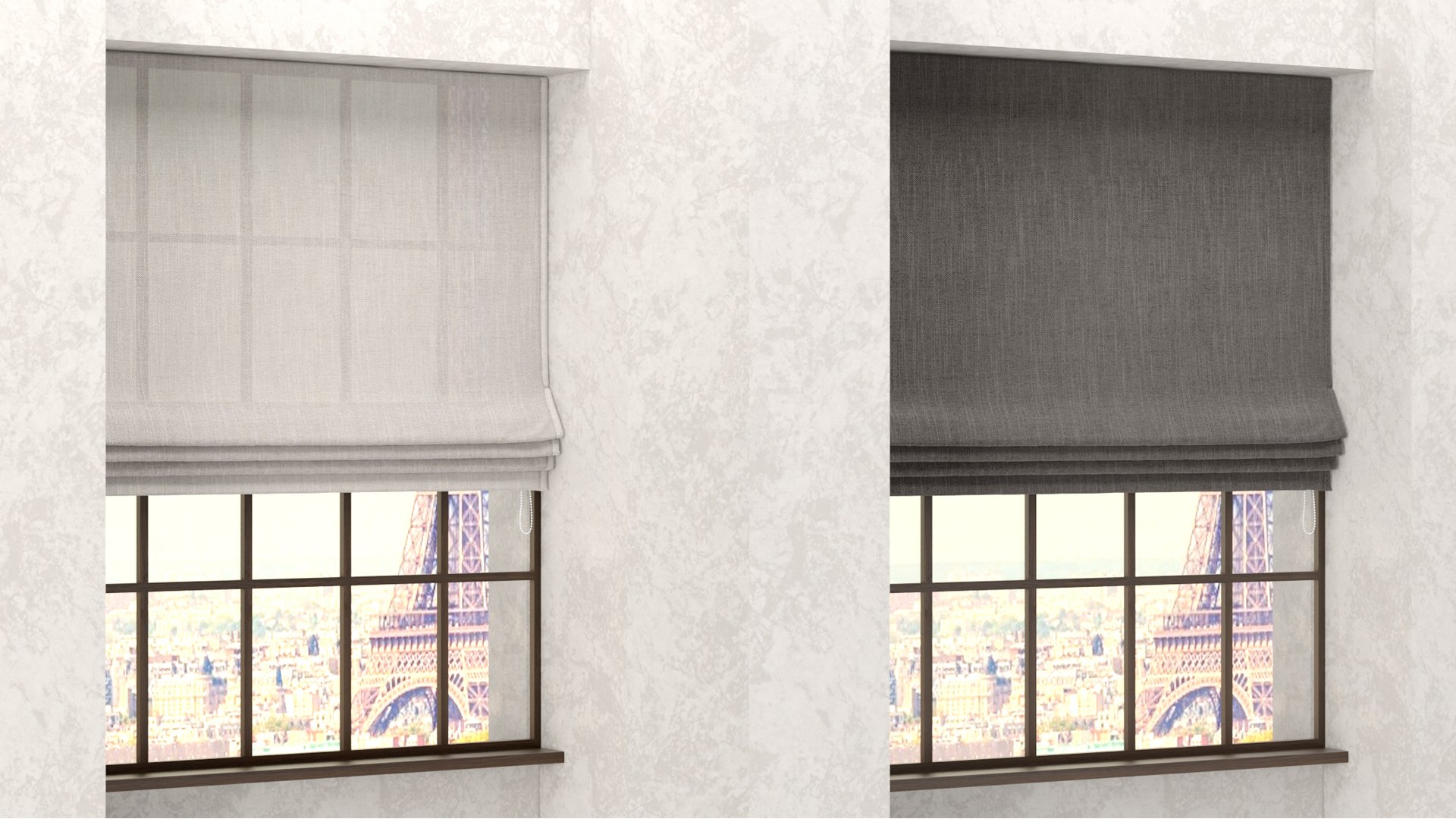 3D Flat Romain Shade - TurboSquid 1663121