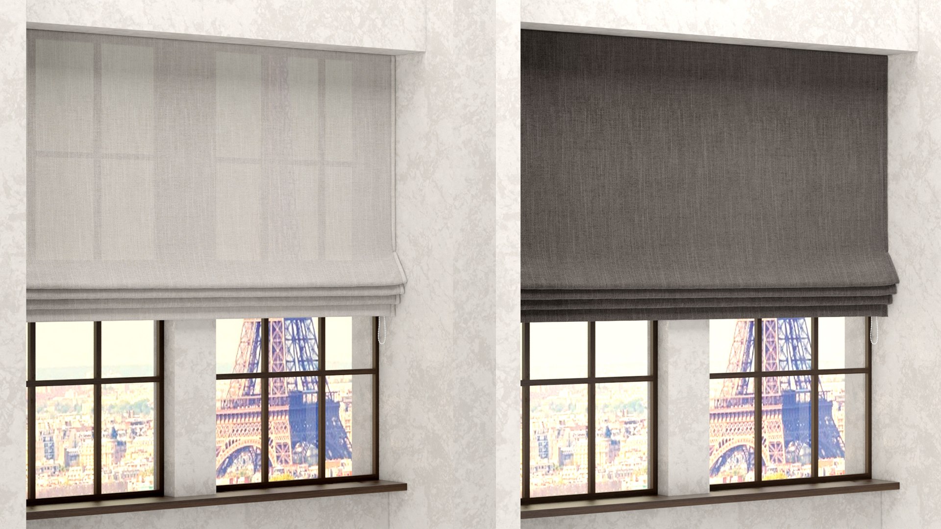 3D Flat Romain Shade - TurboSquid 1663121