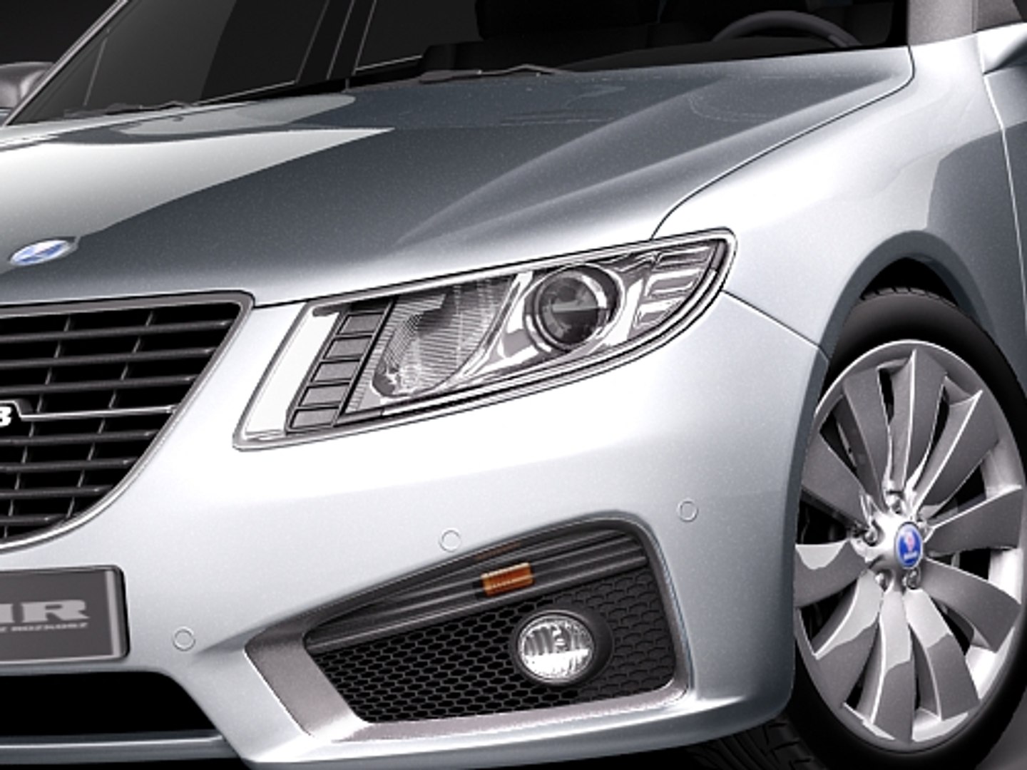 3d Model Saab 95 9-5 2010