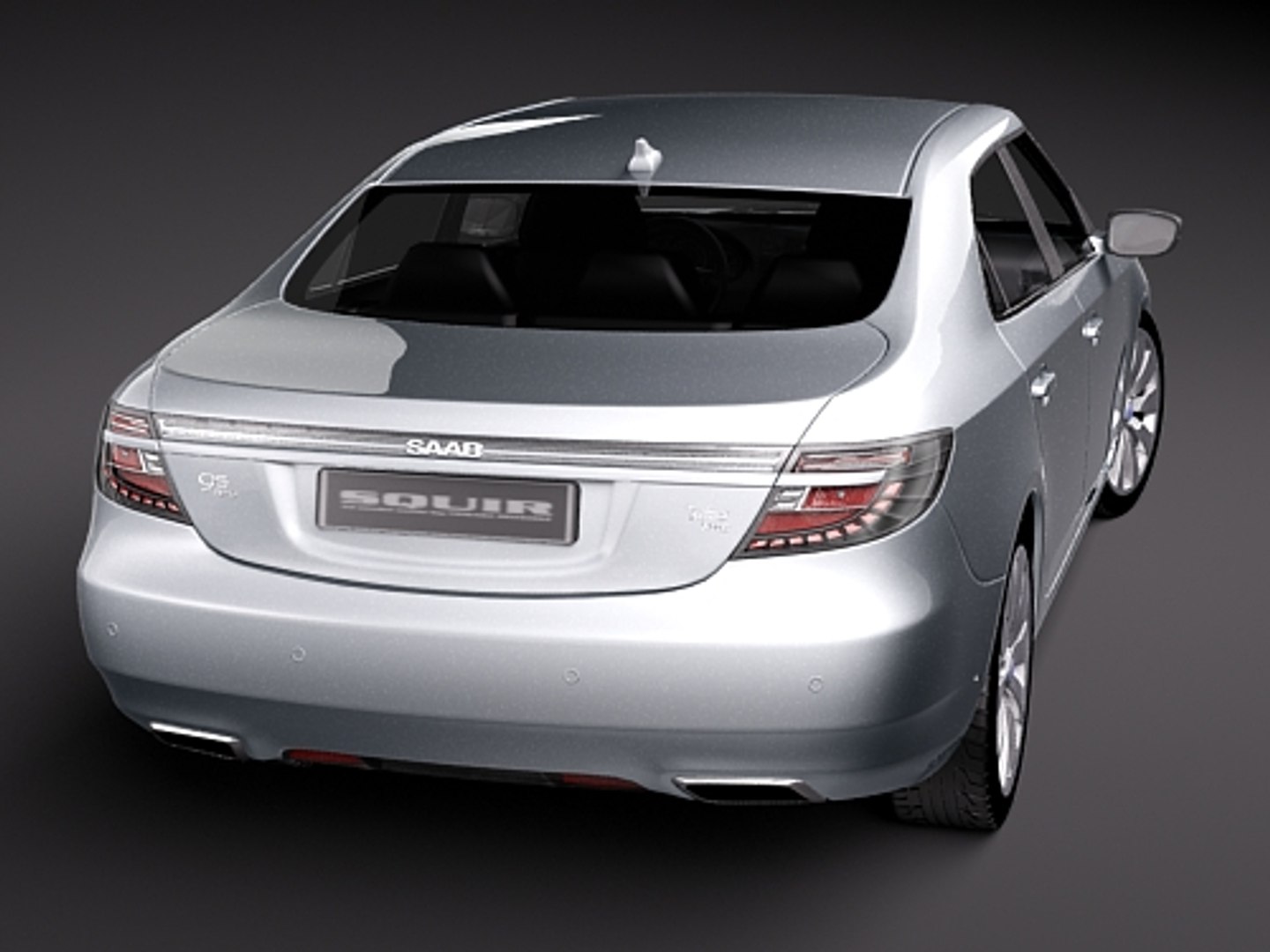 3d Model Saab 95 9-5 2010