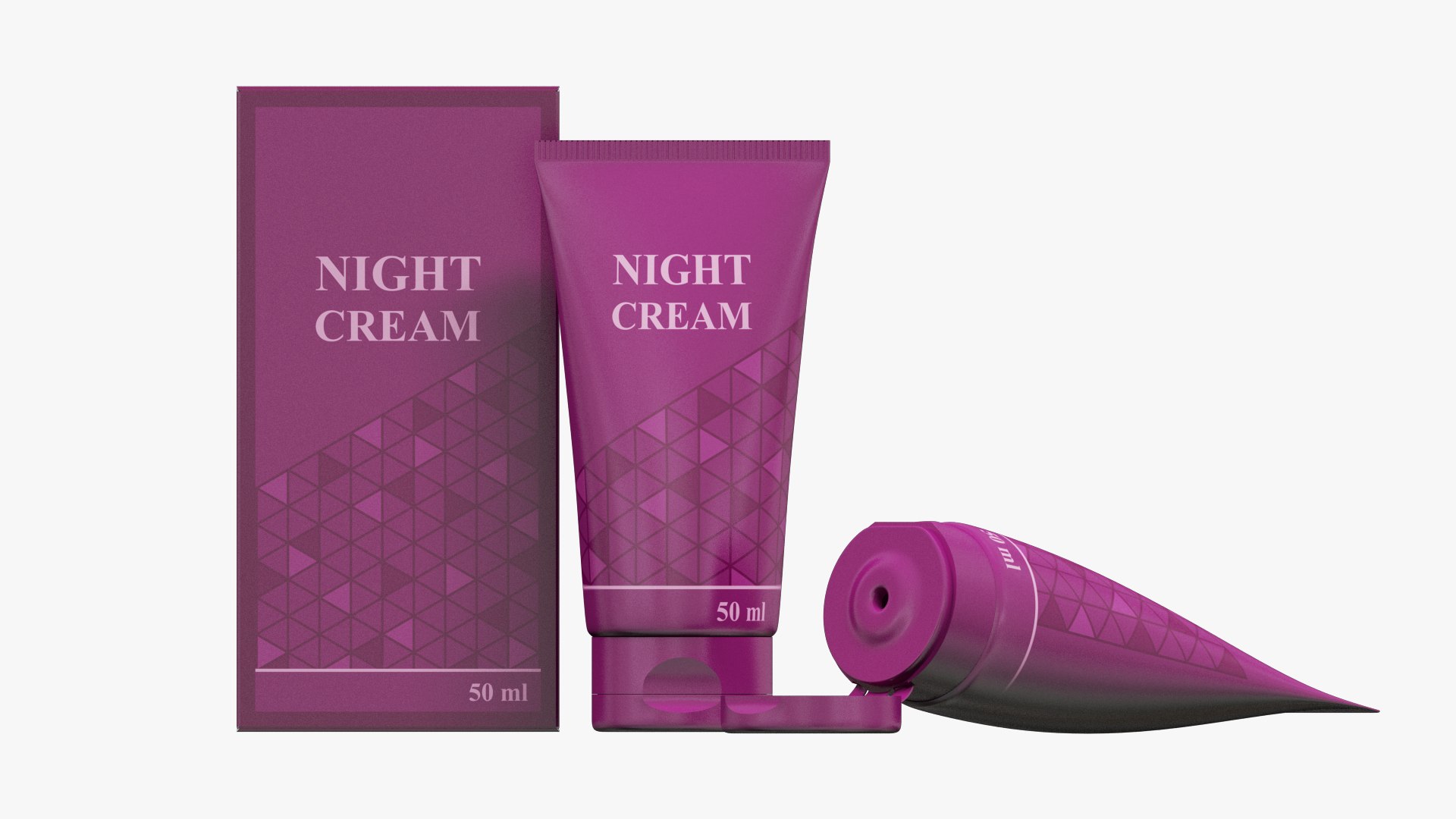 Night Cream 50ml Box Model - TurboSquid 1553974