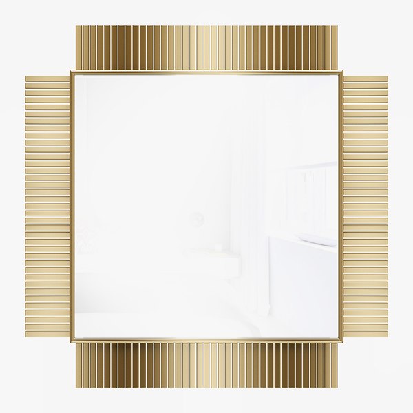 modelo 3d Mirror in a metal frame GZ-M1048 - TurboSquid 2021915