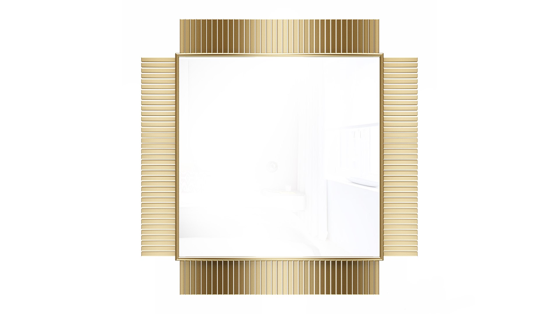 modelo 3d Mirror in a metal frame GZ-M1048 - TurboSquid 2021915