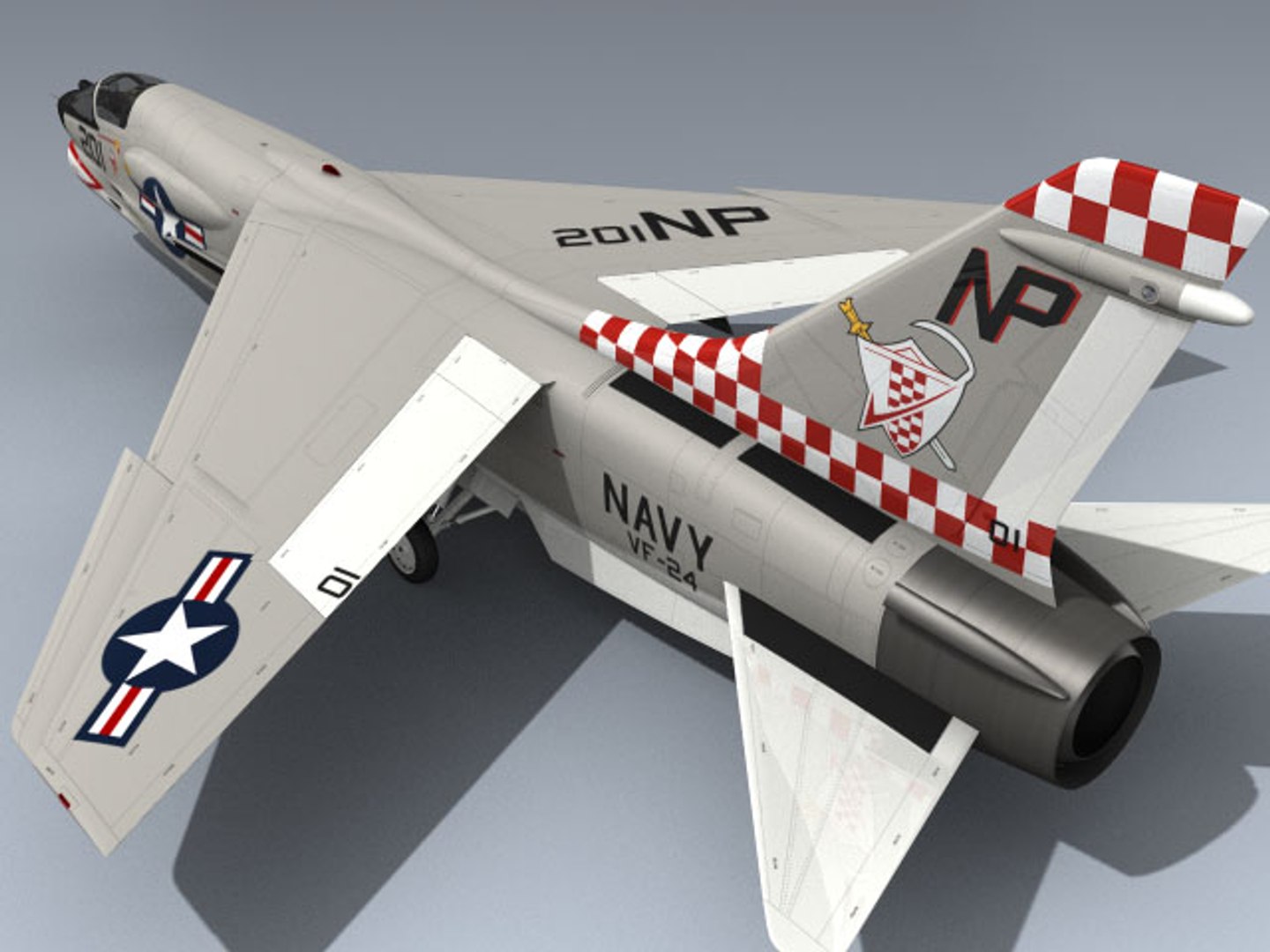 Navy Fighter Vf-24 3ds
