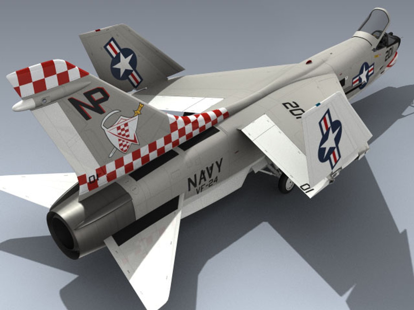 Navy Fighter Vf-24 3ds