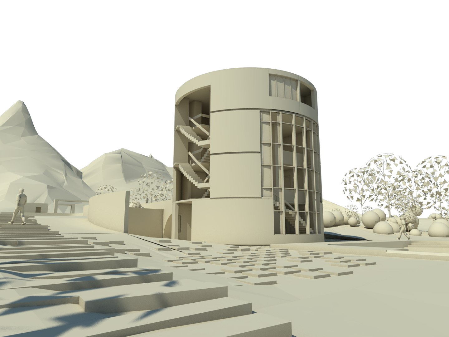 Single Residence Solid Form 3D Model - TurboSquid 1150948