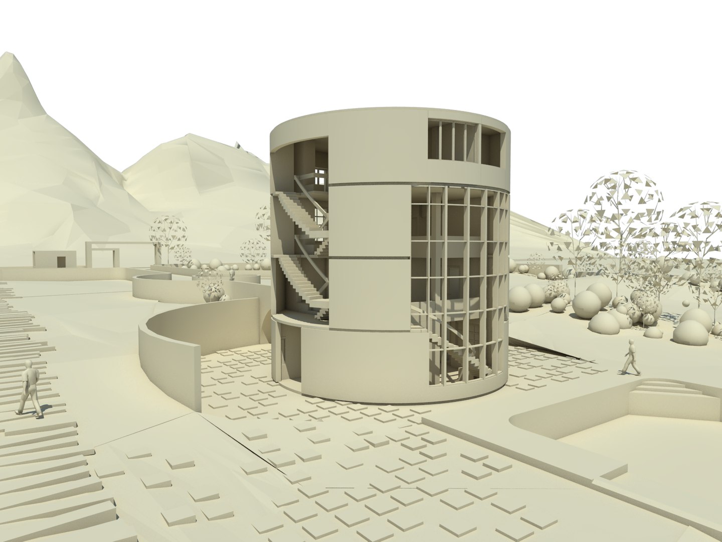 Single Residence Solid Form 3D Model - TurboSquid 1150948