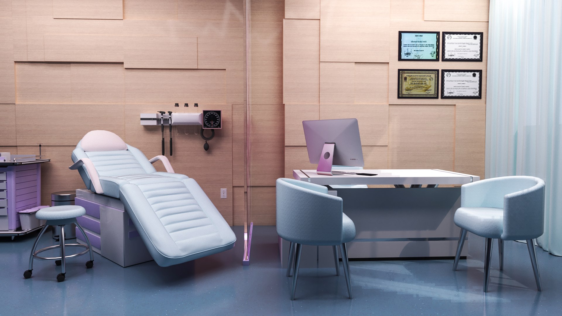 3D Doctor Clinic Interior Model - TurboSquid 1670807