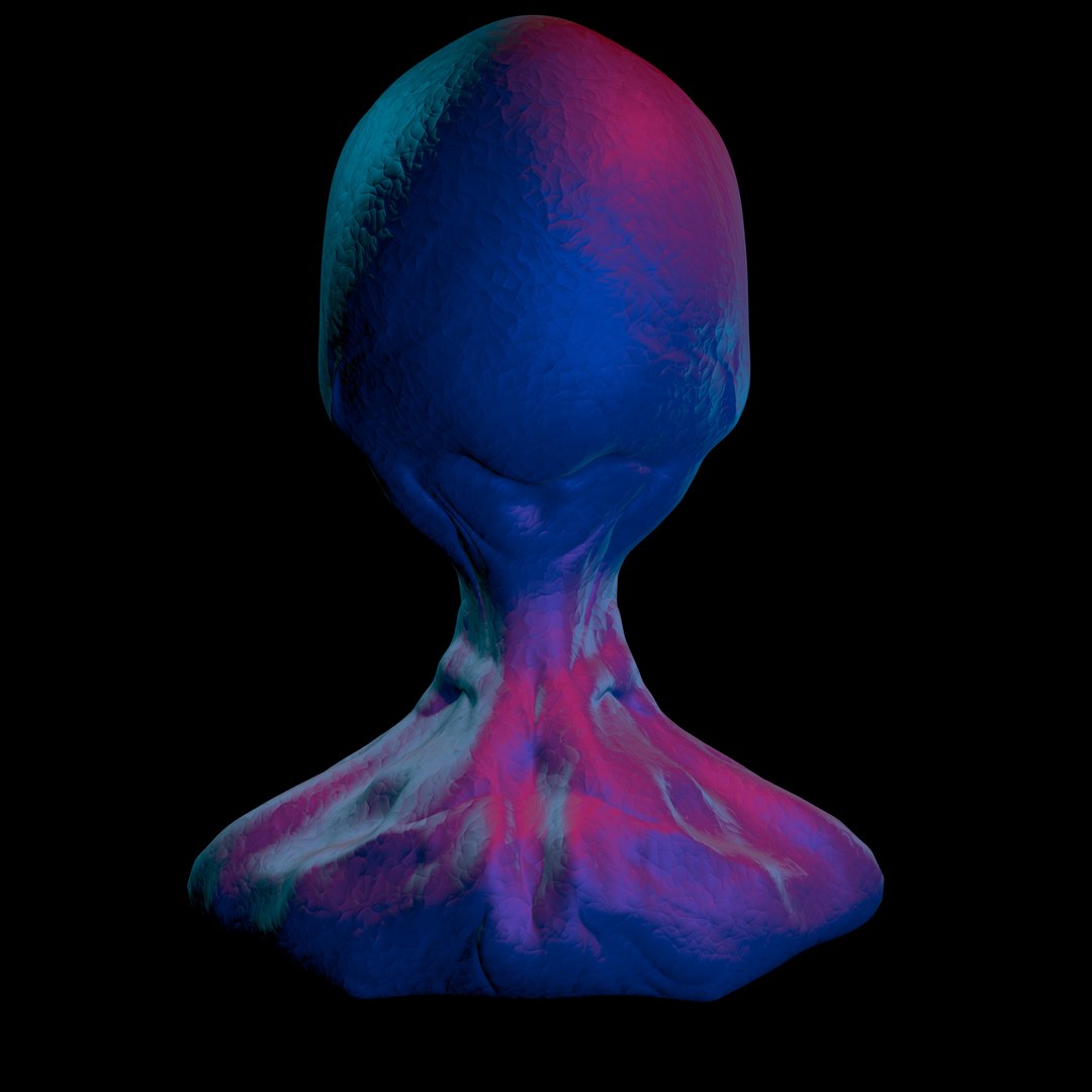 3D Alien Head - TurboSquid 1792018