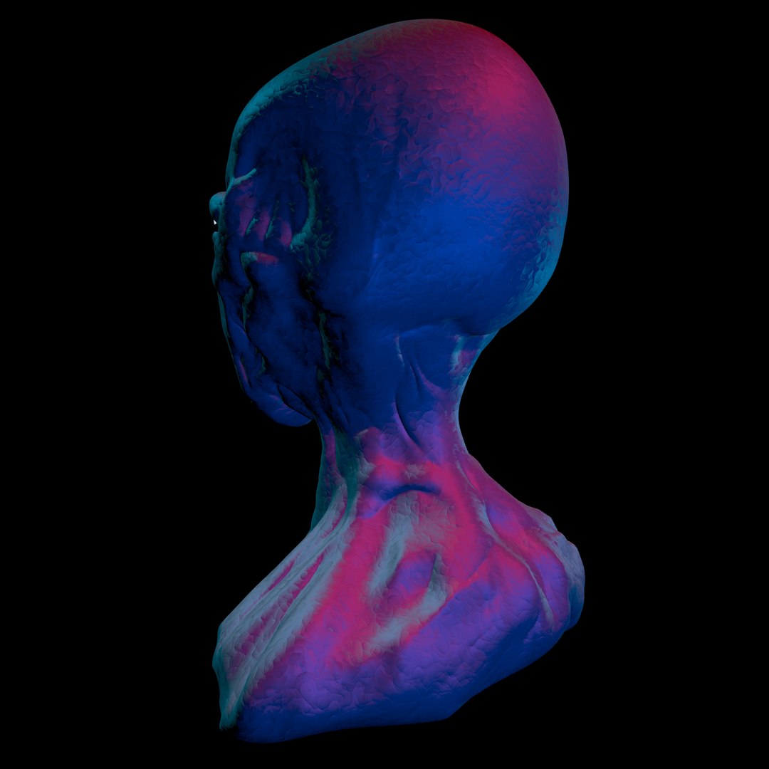 3D Alien Head - TurboSquid 1792018