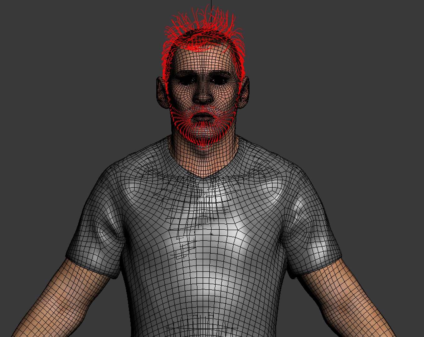 Messi Body 3d Max