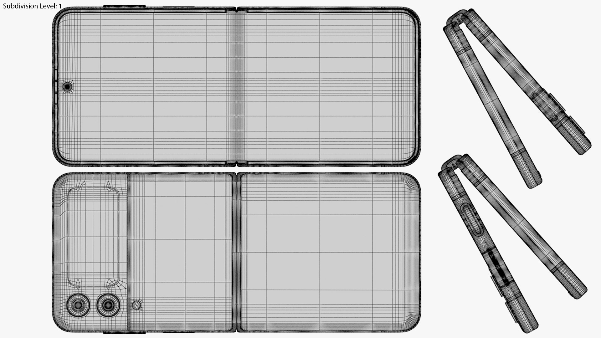 Samsung Galaxy Z Flip 4 Graphite Animated model - TurboSquid 1941036