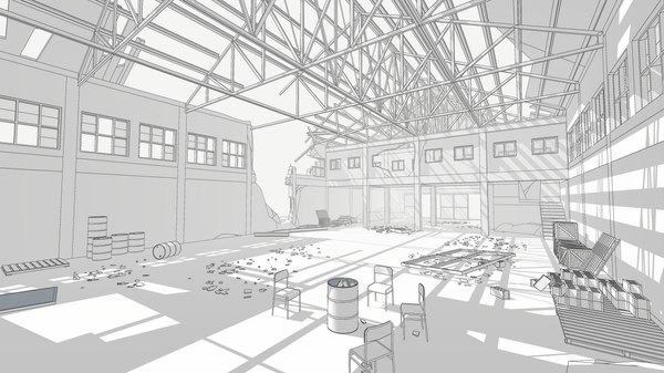 Industrial Building Factory SketchUp Models for Download | TurboSquid