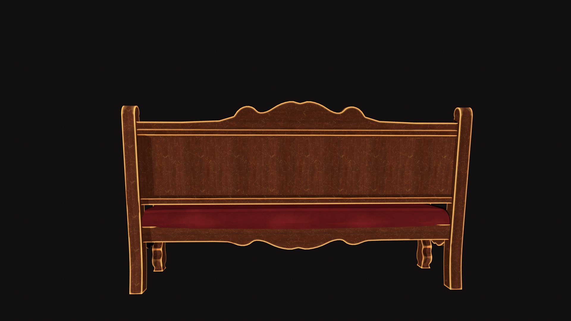 3D Medieval Sofa - TurboSquid 2310207