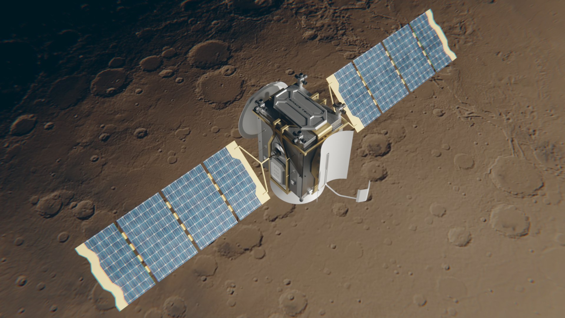 3D Model Mars Communication Satellite - TurboSquid 1744984