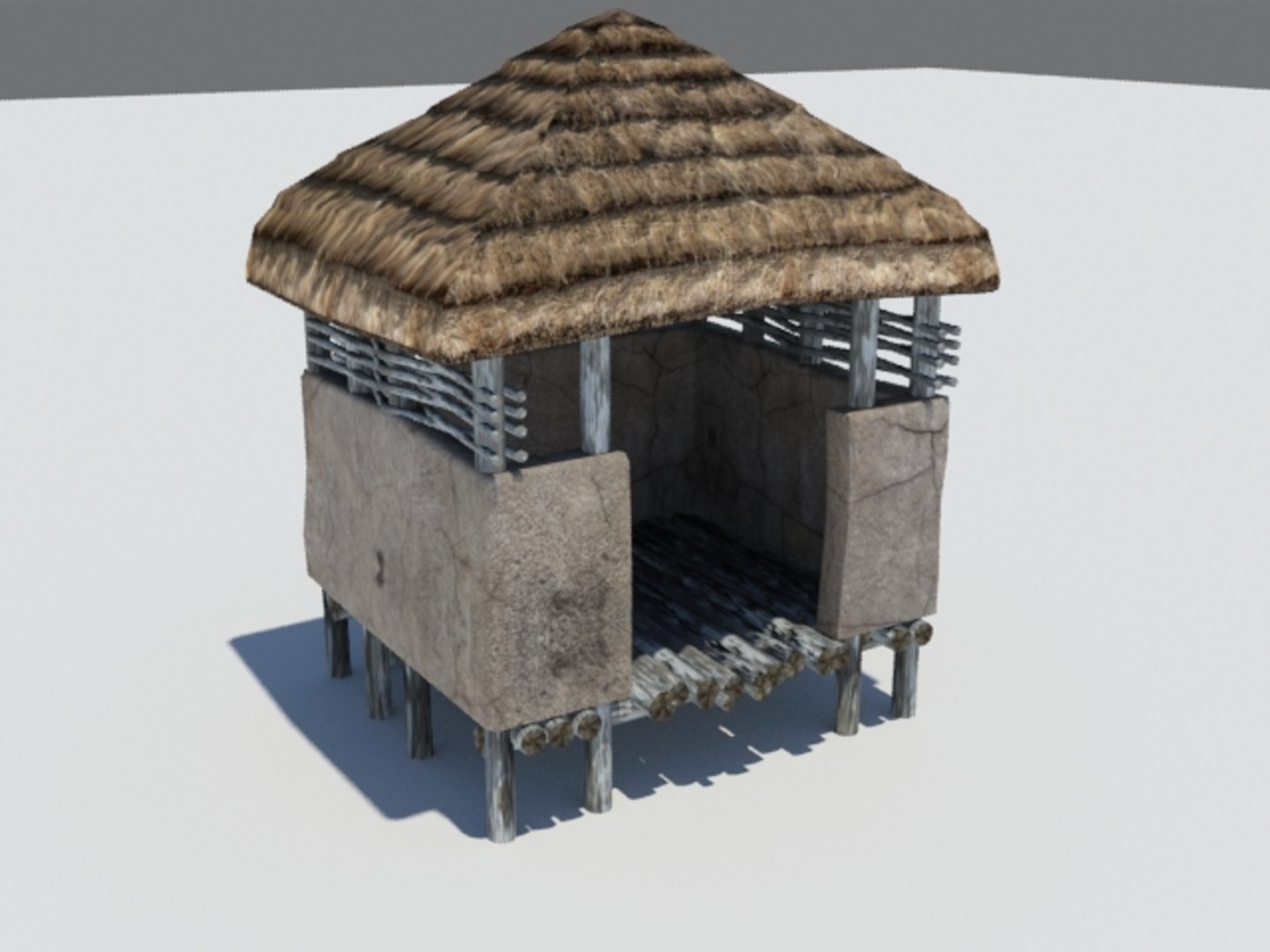 3d Barn Ancient