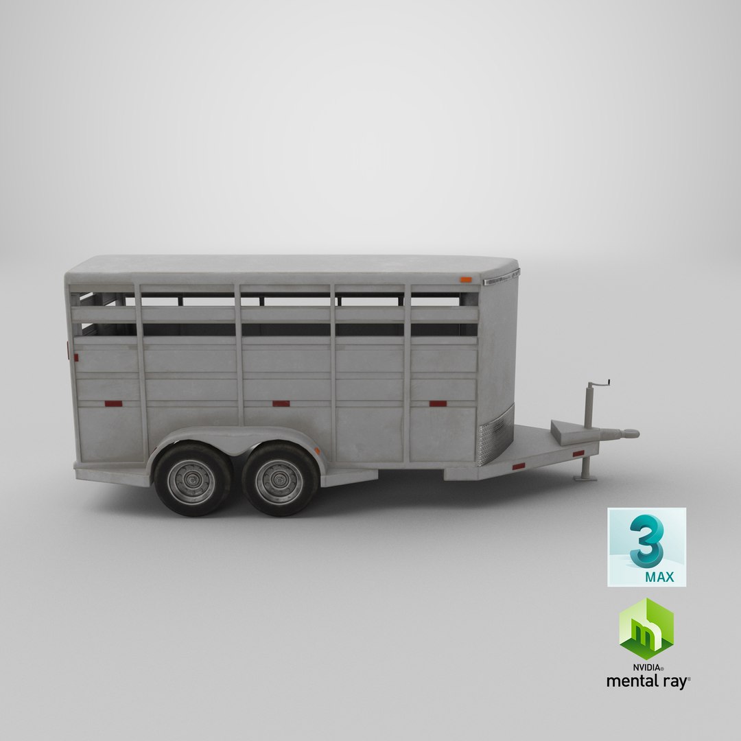 3D Model Horse Trailer - TurboSquid 1234404
