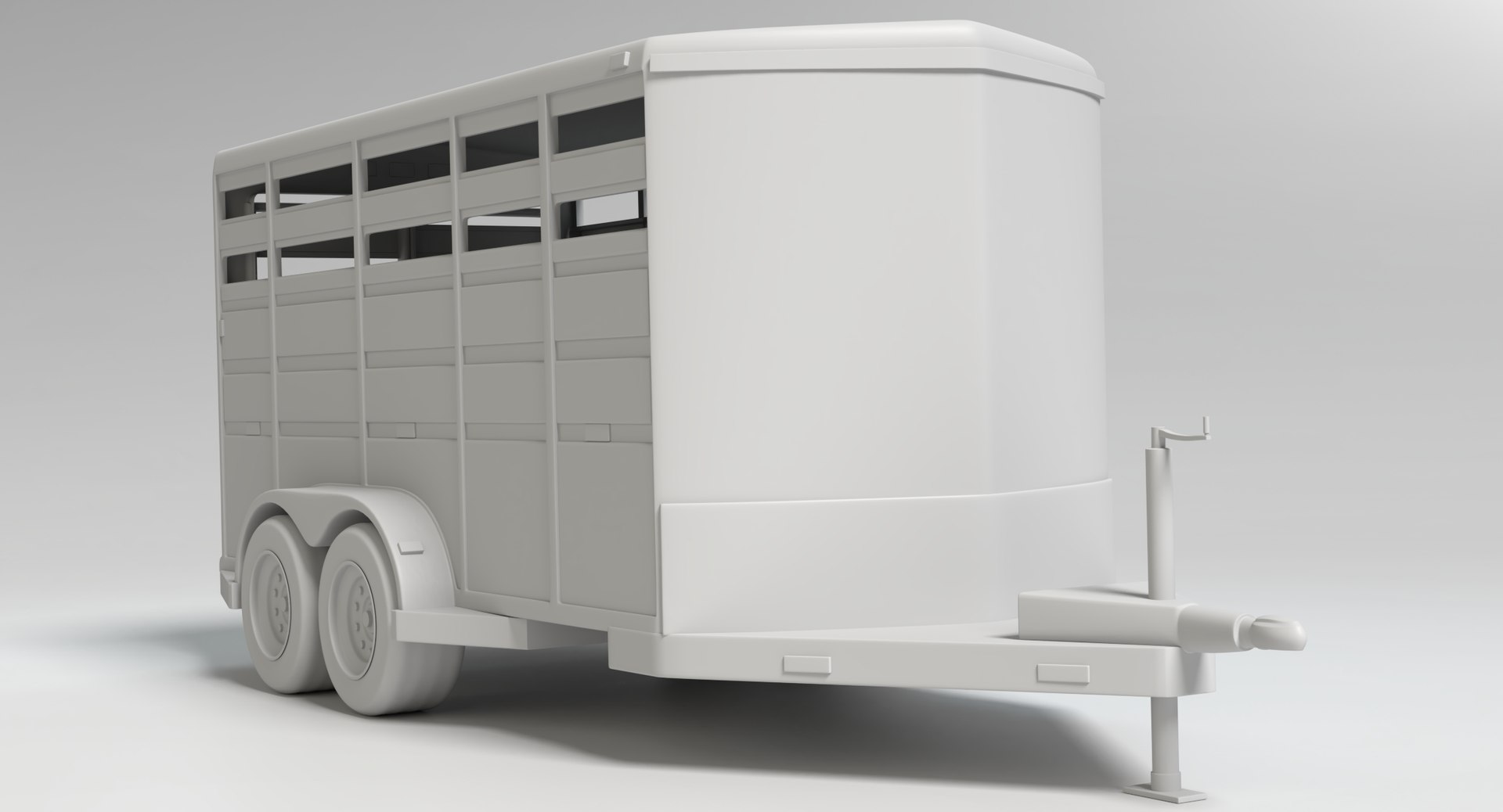 3D Model Horse Trailer - TurboSquid 1234404
