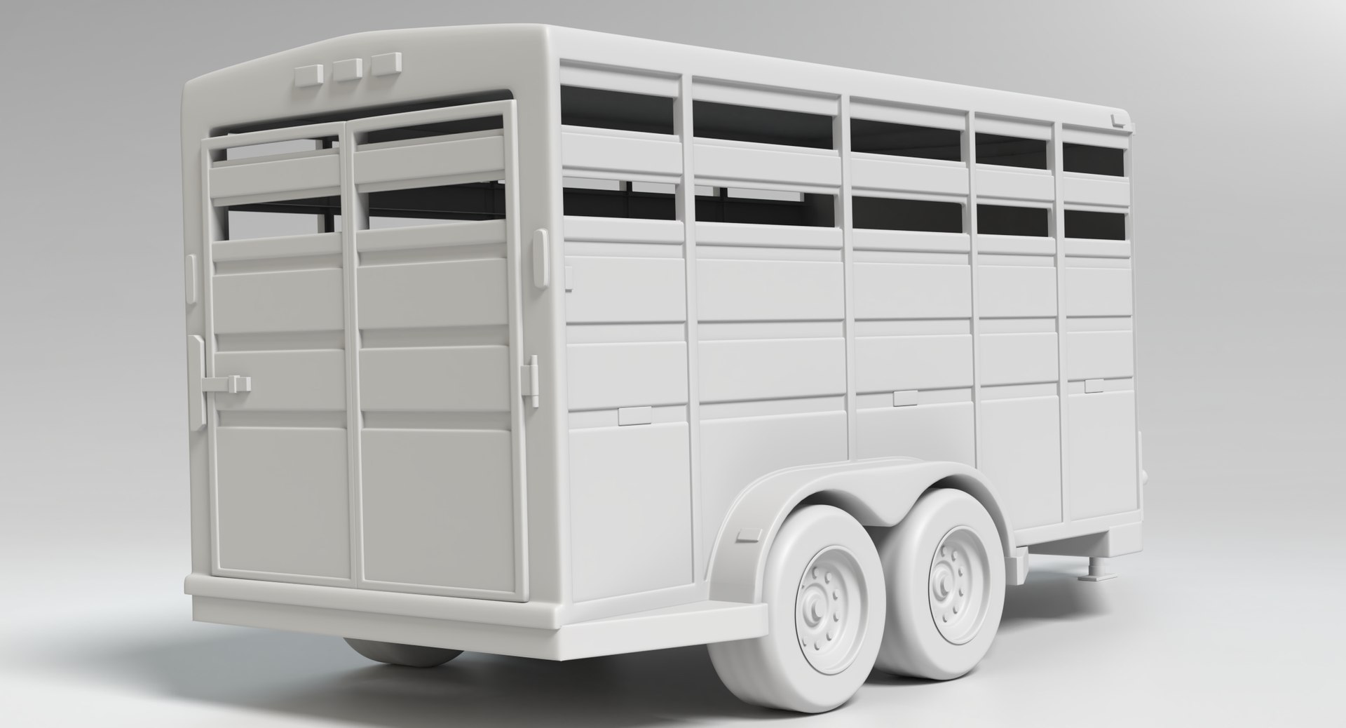 3D Model Horse Trailer - TurboSquid 1234404