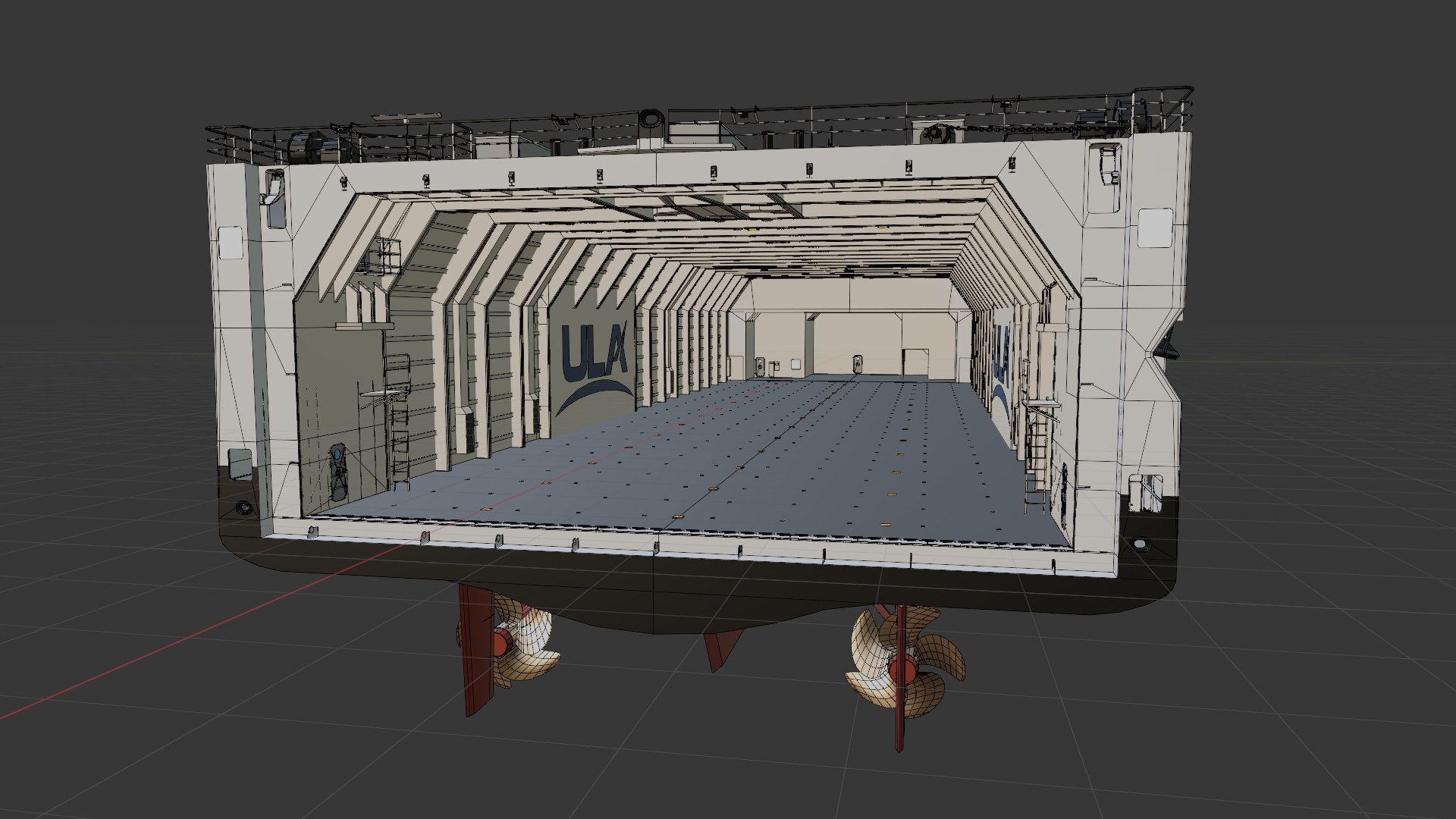 RS Rocketship 3D Model - TurboSquid 2186481