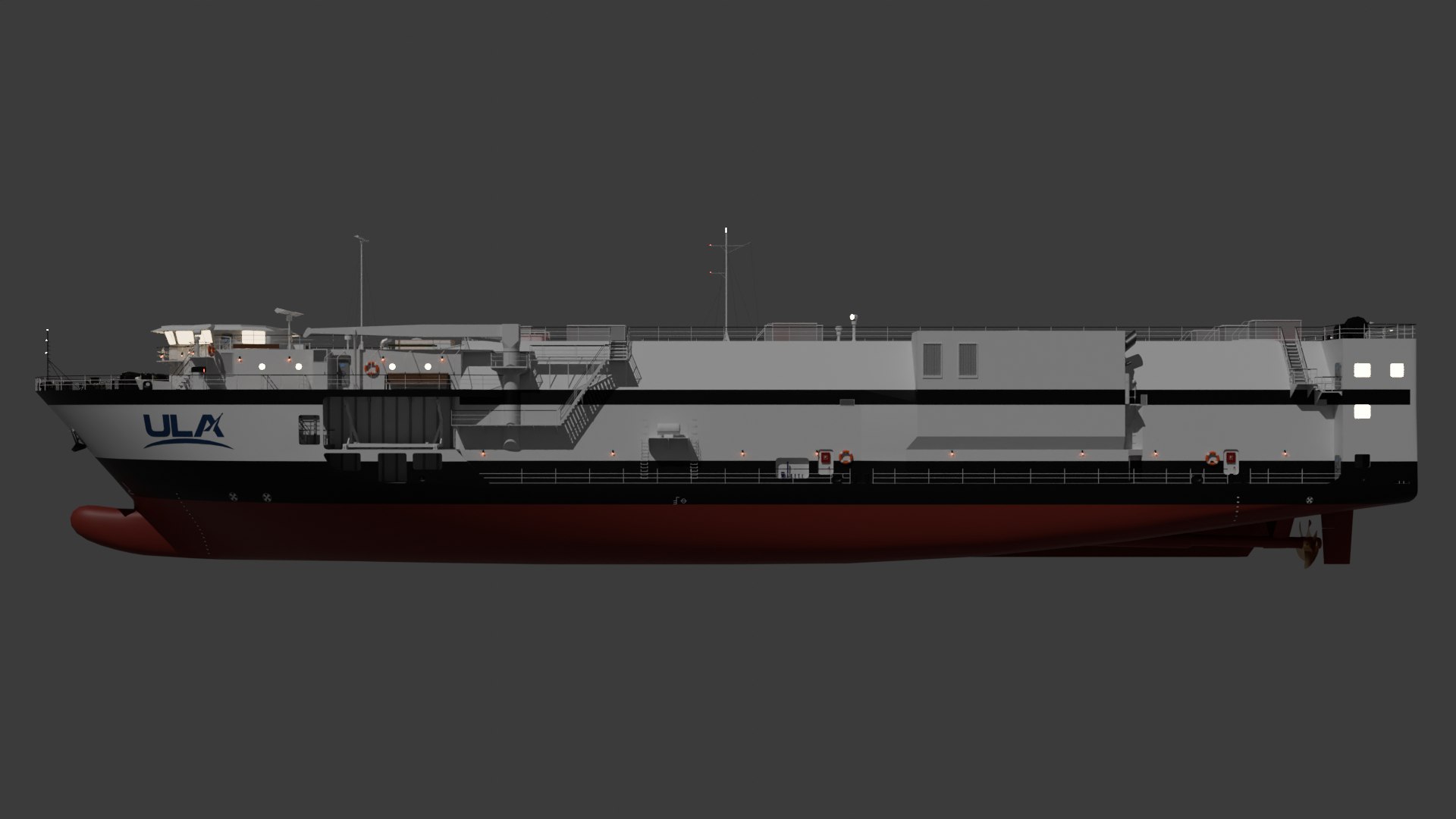 RS Rocketship 3D Model - TurboSquid 2186481