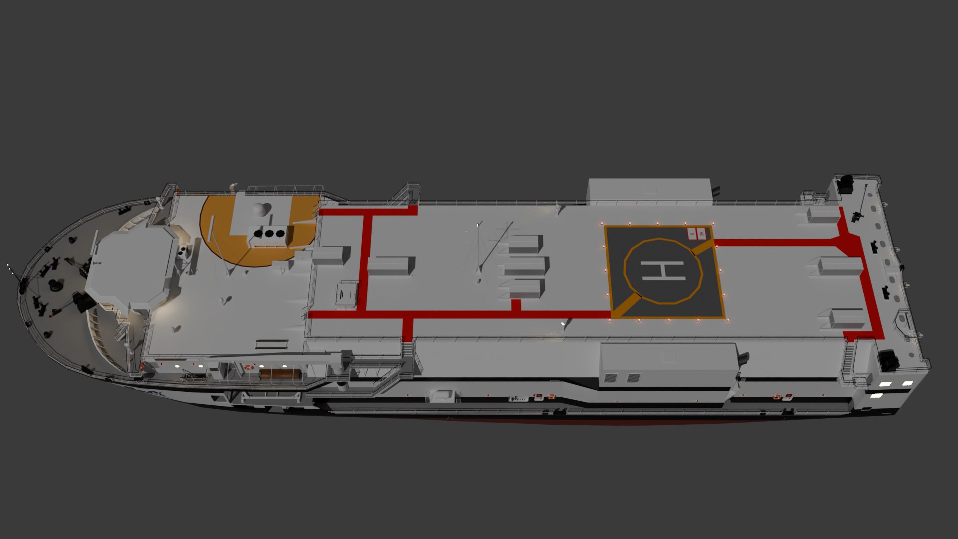 RS Rocketship 3D Model - TurboSquid 2186481